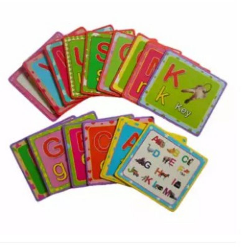 GIANT Alphabet Foam Flashcard Educational Activity Flashcards for ...