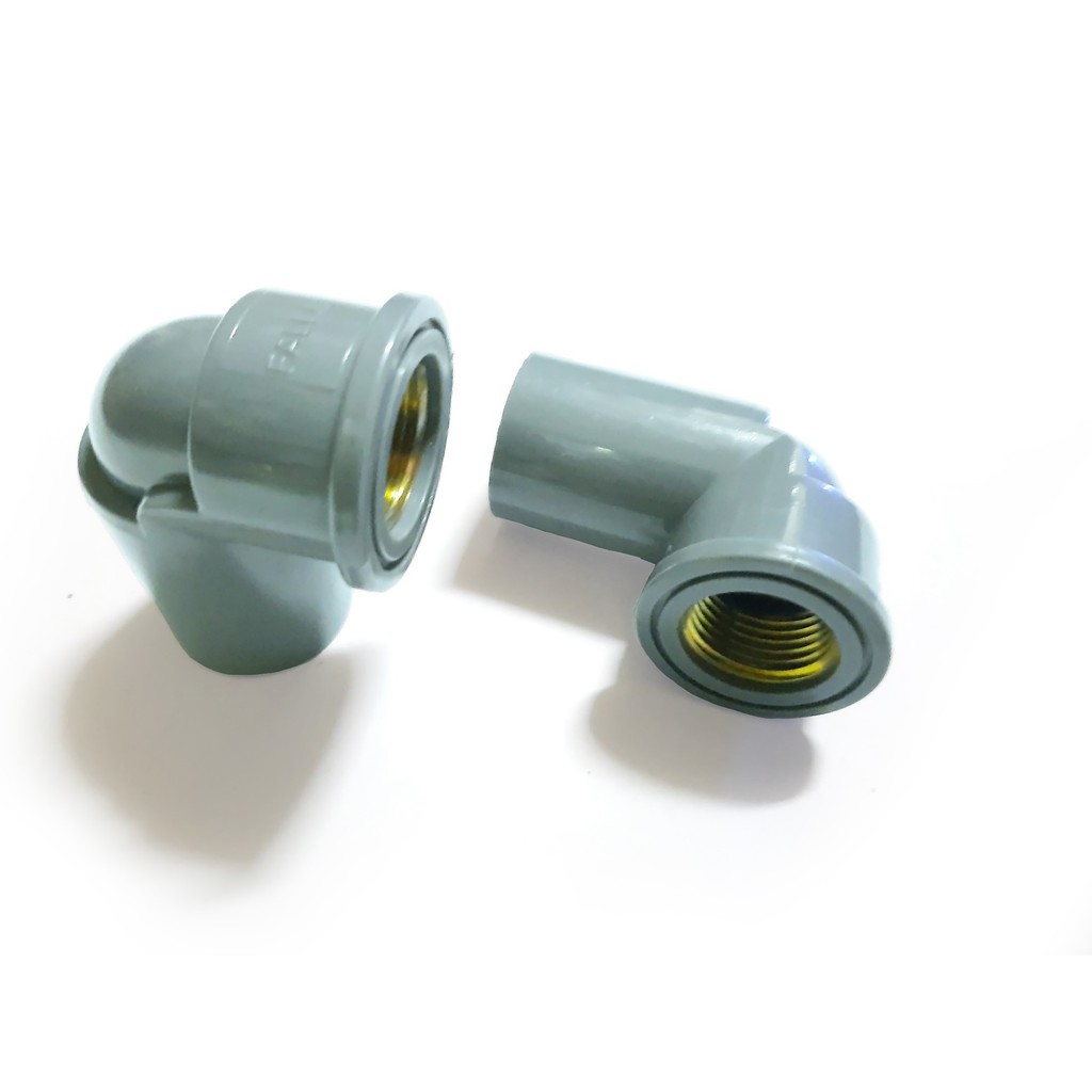 PVC P/T Elbow With Brass Thread/ Penyambung Paip PVC Elbow Dalam Gigi Tembaga/ PVC Pipe Fitting ...