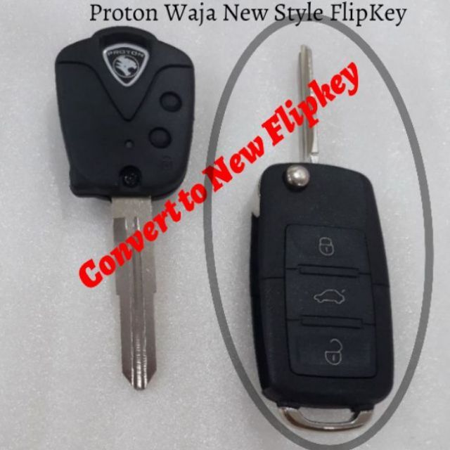 Proton BLM WAJA WIRA Convert to New Style Flip Key | Shopee Malaysia