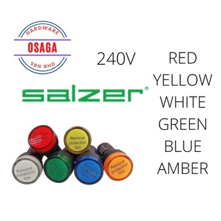 SALZER AC240V AC/DC24V 22MM LED PILOT LIGHT 6 COLOURS | Shopee Malaysia