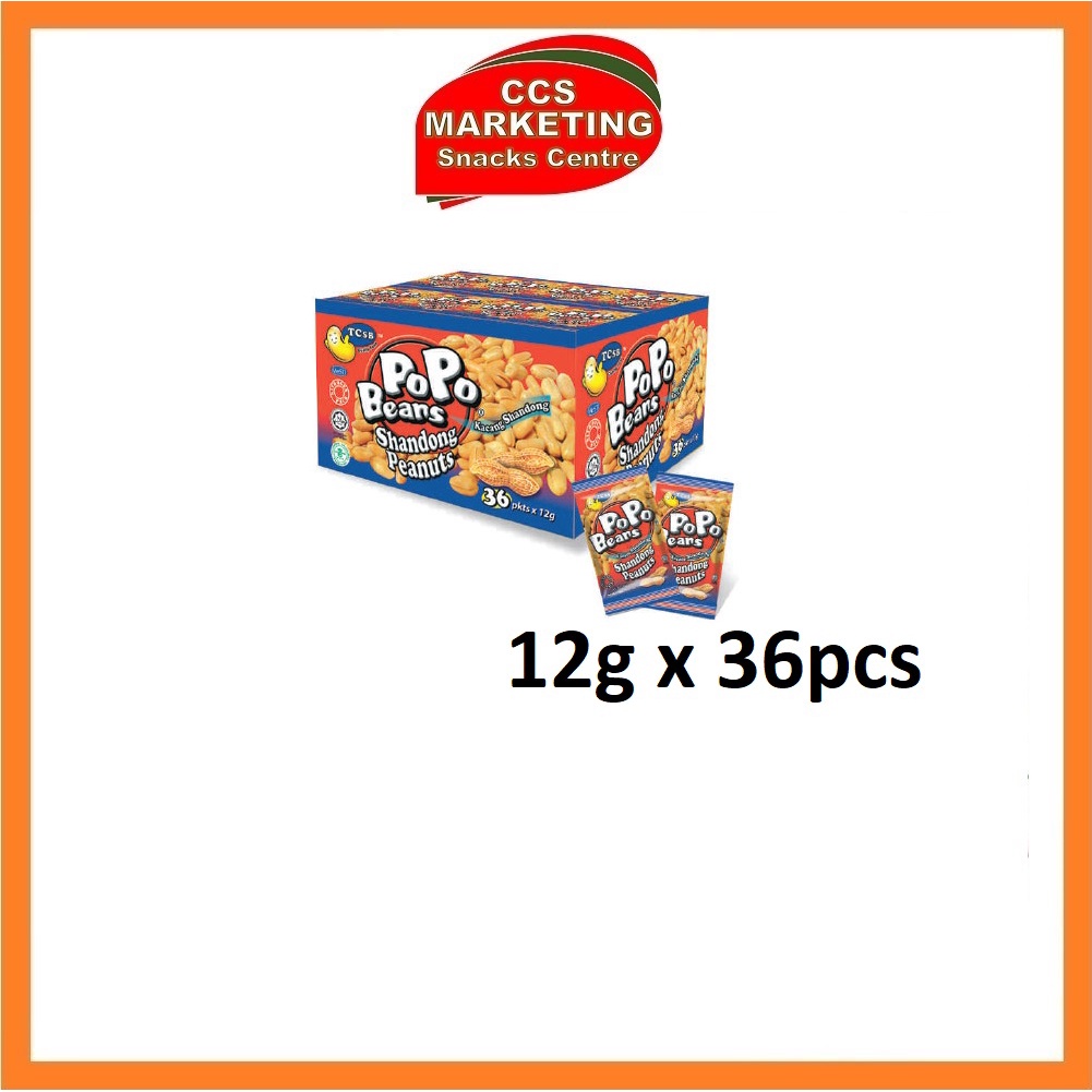 CCS TCSB Popo Beans Shandong Peanuts / Bbq / Sesame Groundnut / Garlic ...