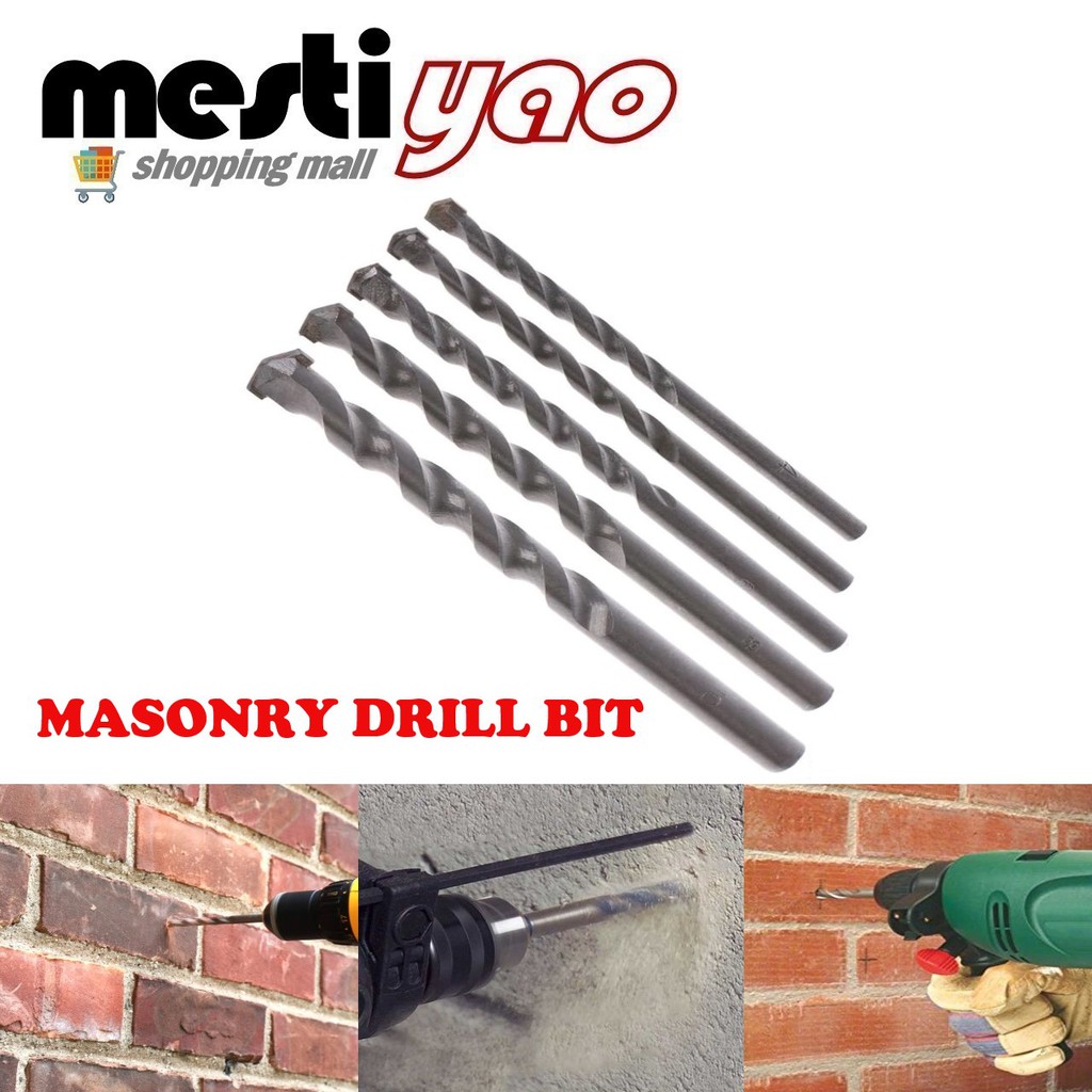 Masonry Drill Bit 5.0/5.5/6.0/8.0/10.0/12.0mm/Drilling Cement/Mata ...