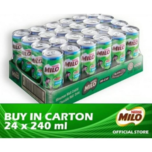 24x【Nestle Milo Chocolate Malt Can Drink 240ml】 | Shopee Malaysia