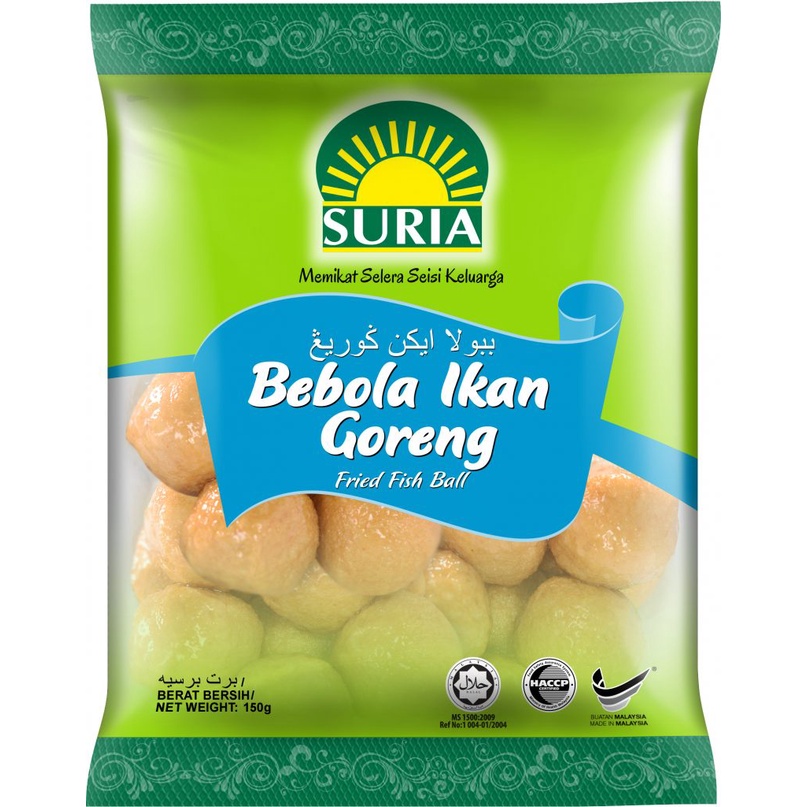 [HALAL] Suria Fried Fish Ball, Bebola Ikan, 炸鱼丸 Steamboat, Oden, 火锅料理 150G | Shopee Malaysia
