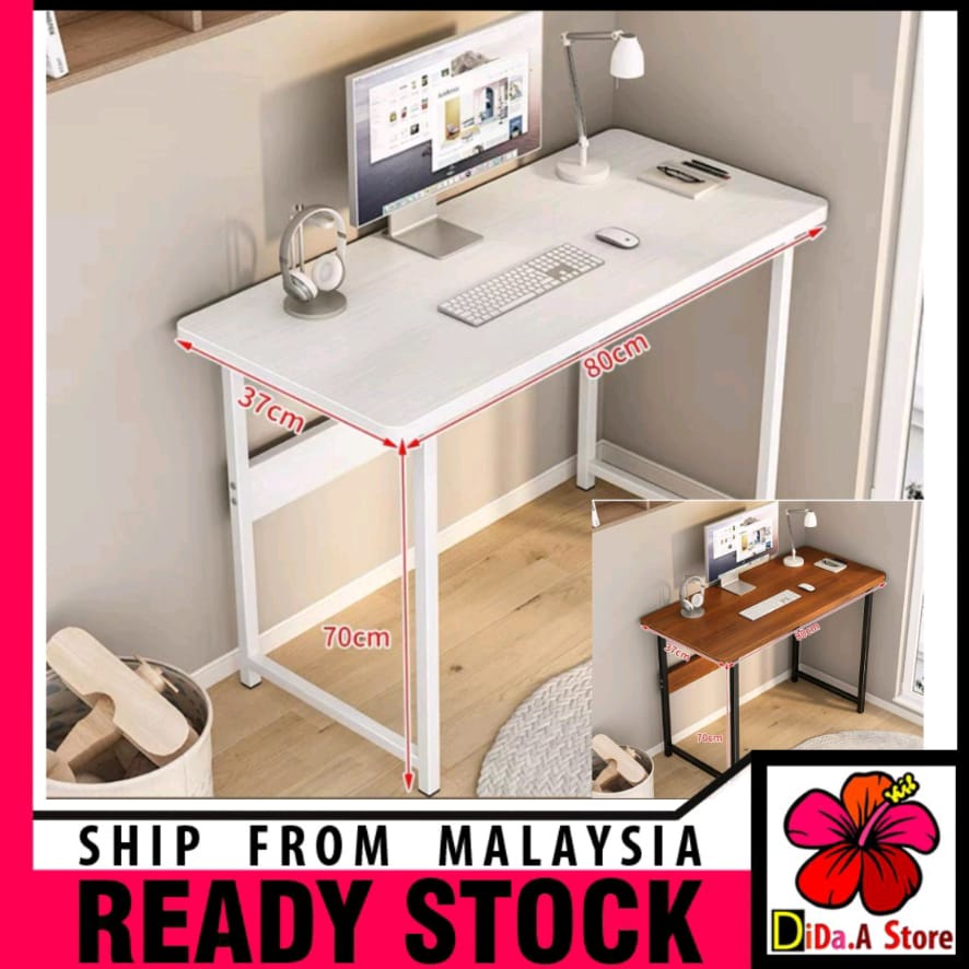Meja Komputer 80 cm Meja Study Students / Meja Belajar Meja Bilik Tidur ...