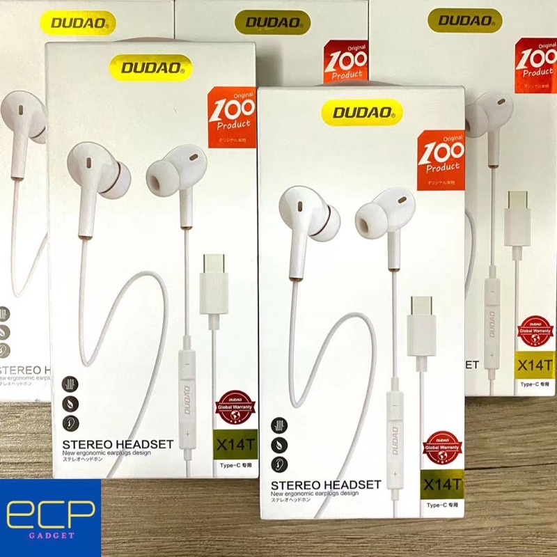 ORIGINAL DUDAO in-ear Headphones Headset With USB Type C White (X14T ...
