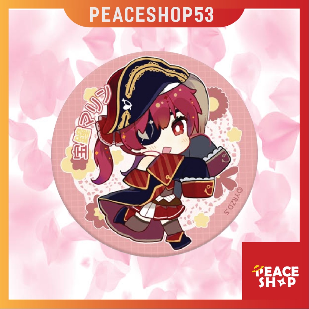 Hololive Vtuber Badge Sparkling Hololive Vtuber Rushia Badge Okayu ...