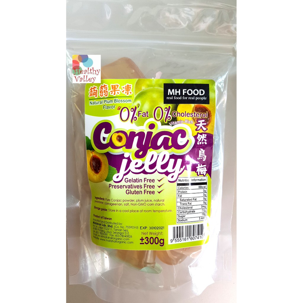 MH Food Conjac Jelly (蒟蒻果冻 - 天然乌梅) 300g📣 | Shopee Malaysia
