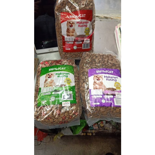 SNOWCAT MAKANAN KUCING 900G | Shopee Malaysia
