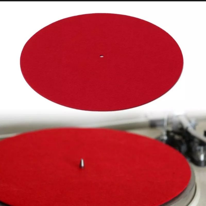 SLIPMAT RECORD PLAYER TURNTABLE ANTI-STATIC ANTI-VIBRATION SLIP LP FELT ...