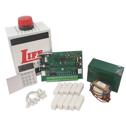 LIFE ALARM 9 ZONE LED WIRED ALARM SYSTEM PACKAGE (2 KEYPAD) | Shopee ...