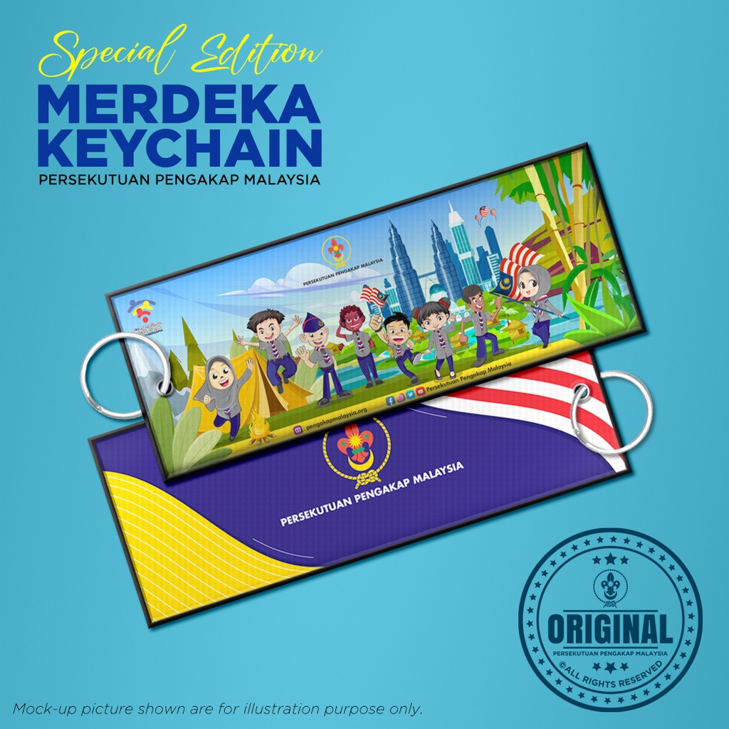 SCOUT KEYCHAIN ( MERDEKA EDITION) | Shopee Malaysia