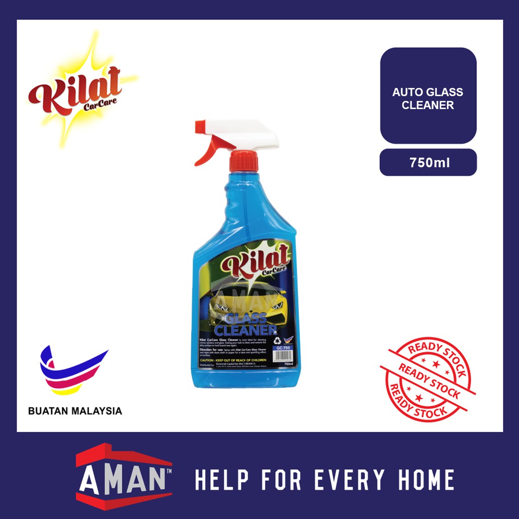 KILAT Car Care Glass Cleaner 750ml | Shopee Malaysia