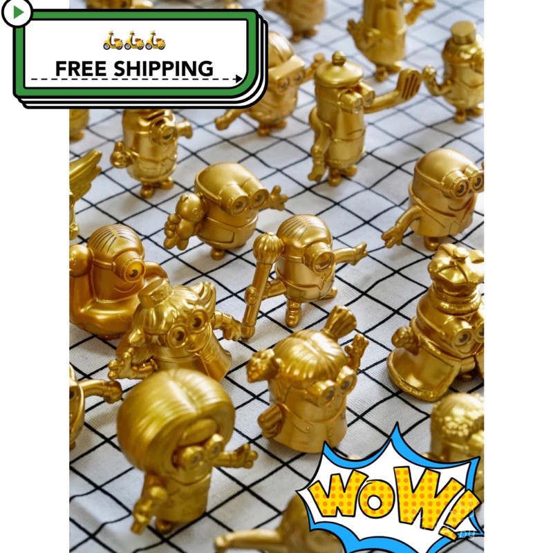 McDonald’s Happy Meal Gold Minions Set Week 5 | Shopee Malaysia