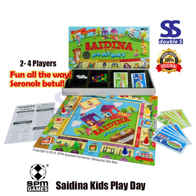 Saidina Kids PlayDay /SPM Board Game (SPM20) | Shopee Malaysia