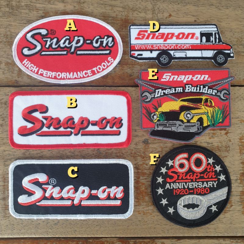 Snap on tools embroidery patches 04 (Ready Stock). | Shopee Malaysia