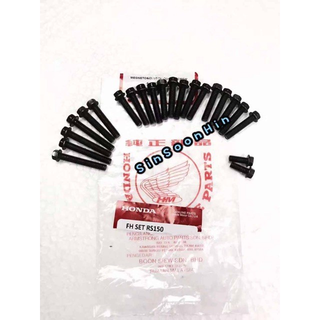 Honda Rs150 Magneto & Clutch Cover Screw Set | Shopee Malaysia