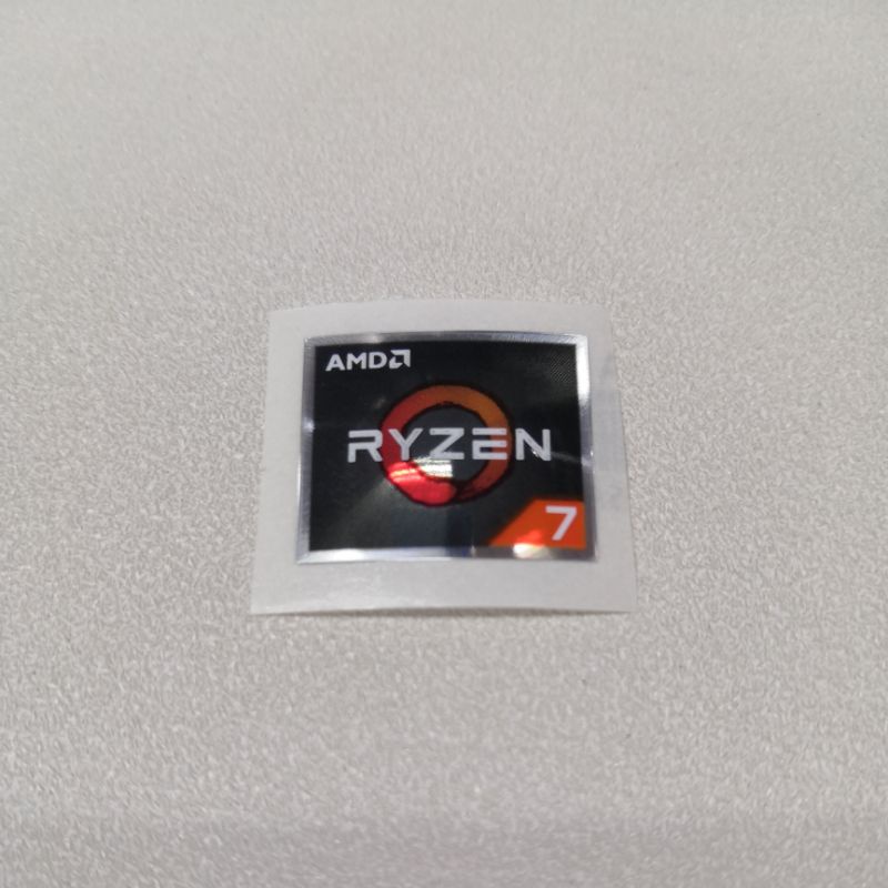 Sticker AMD RYZEN 3 5 7 Ryzen Pro AMD Graphics ATI Sticker Lable Laptop ...