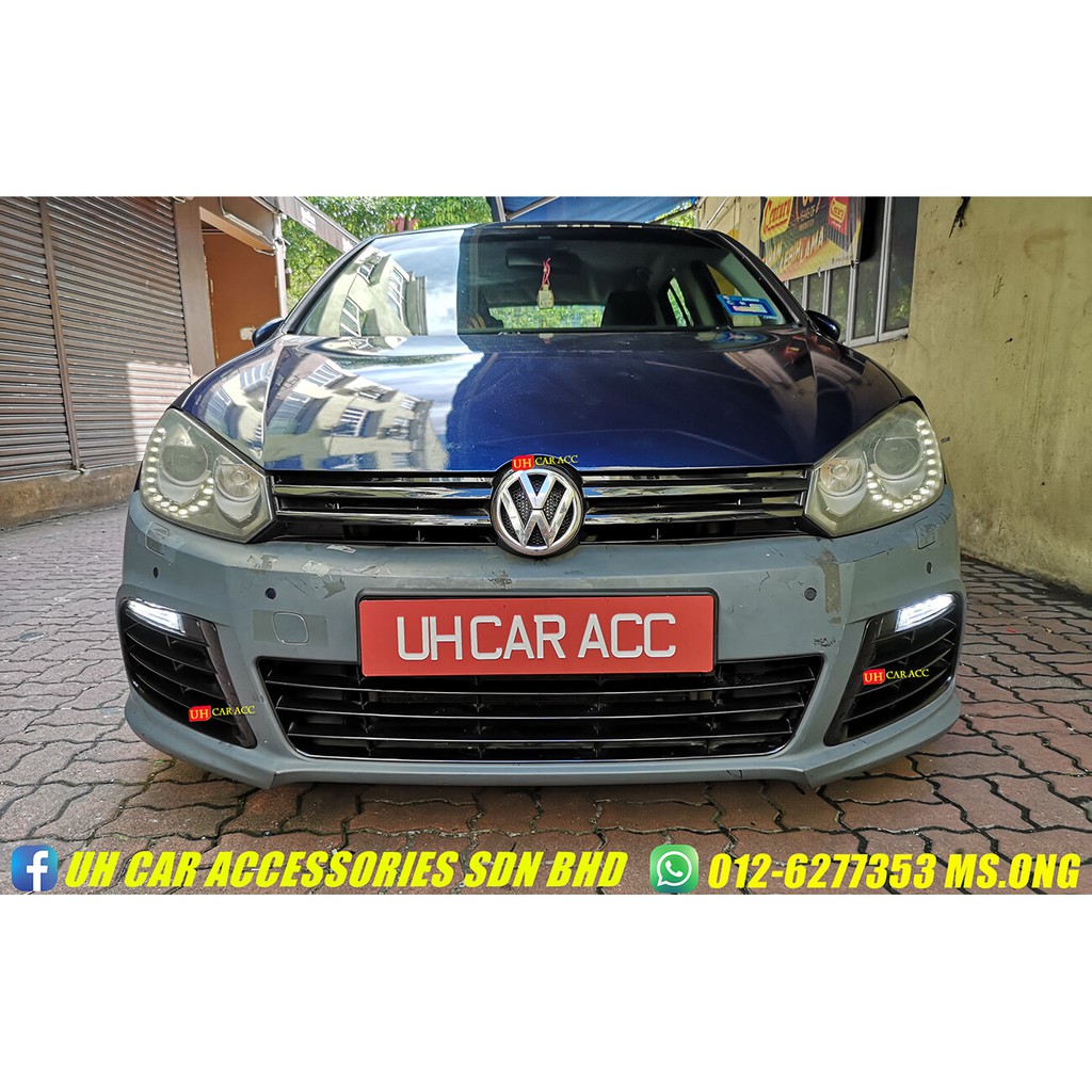 VOLKSWAGEN GOLF R MK6 2010-2012 bumper bodykit skirt drl without paint ...