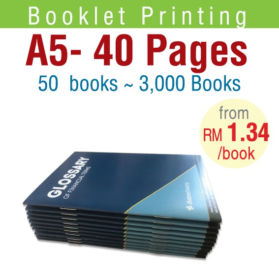 A5 Booklet 40pages Custom Printing for Book, Company Profile, Product ...