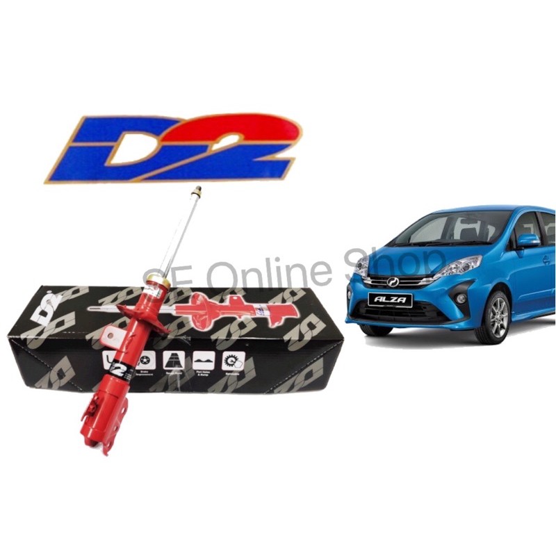 D2 Heavy Duty Perodua Alza Absorber Front & Rear Suspension | Shopee ...