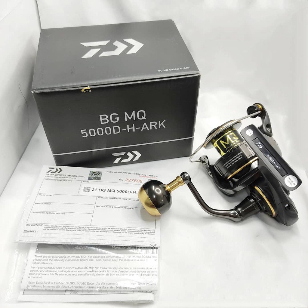 REEL, DAIWA BG MQ SPINNING (2021) | Shopee Malaysia
