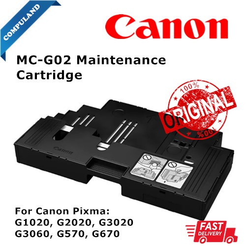 ORIGINAL Canon MC-G01/MC-G02 Maintenance Cartridge for G1020/G2020/G3020/ G3060/G570/G670/GX5070 ...