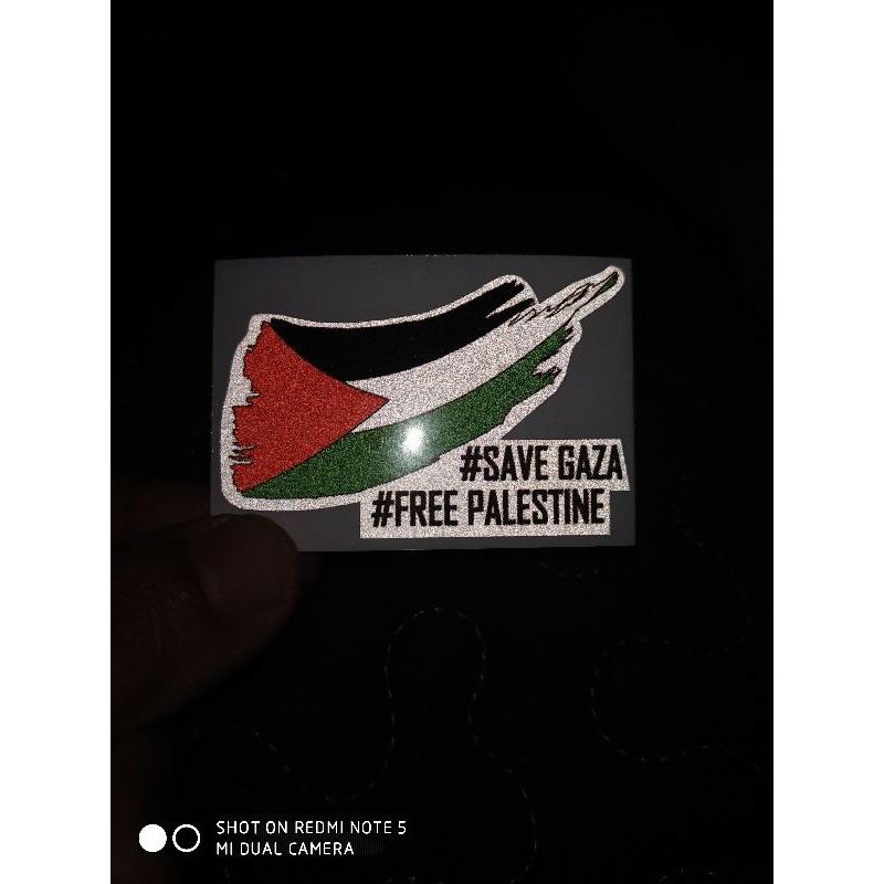 [Borong RM1] Sticker Palestine Gaza Stiker Pantul Cahaya Casing Phone ...