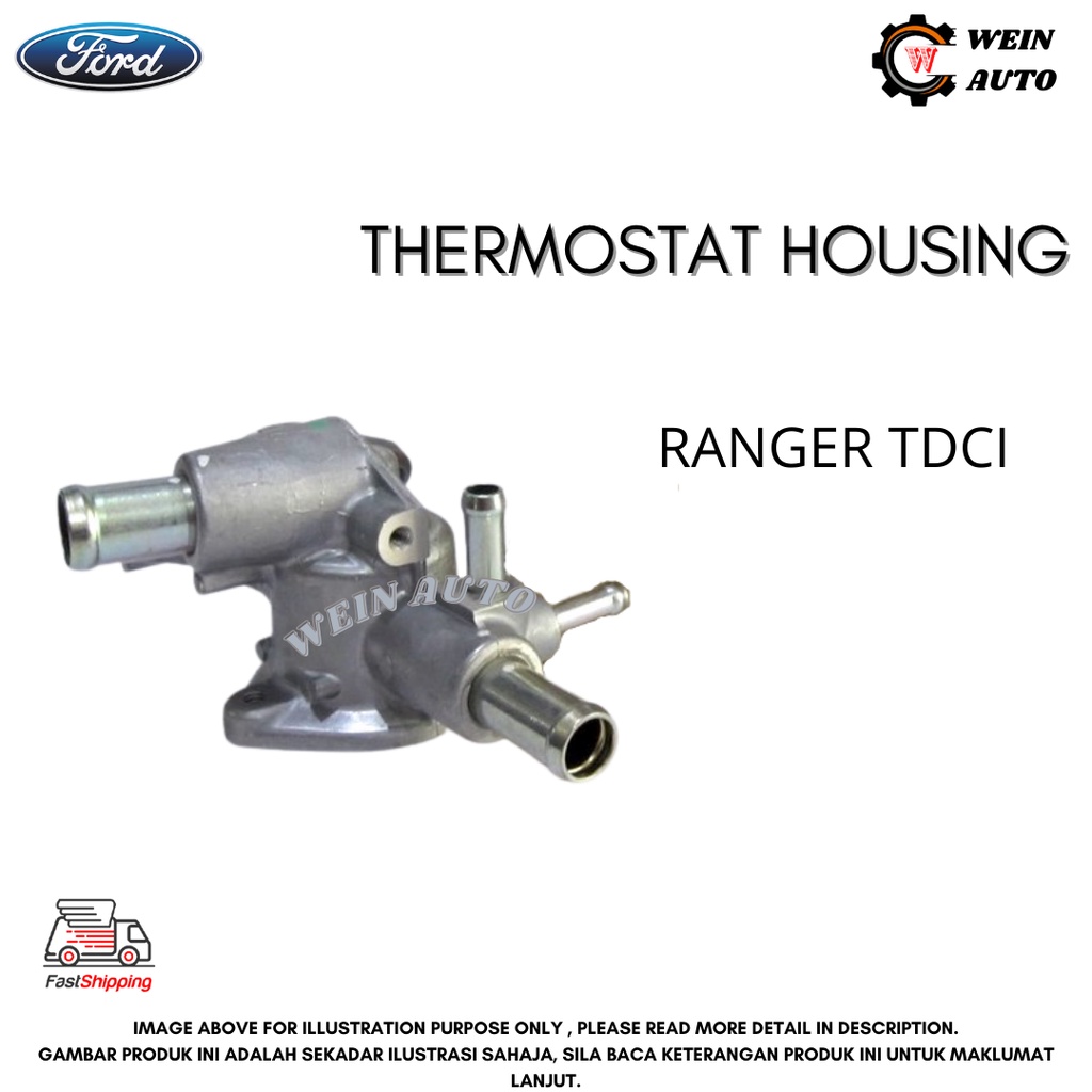 MAZDA GENUINE THERMOSTAT HOUSING WLF2151H0 - FORD RANGER TDCI | Shopee Malaysia