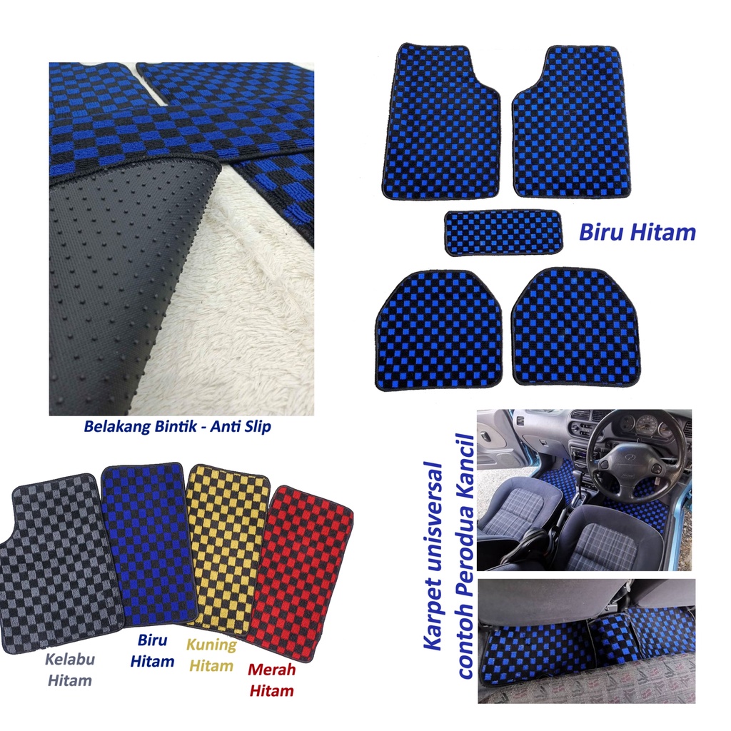 Thailand Karpet Dadu / Carpet Checkmate / Karpet Ralliart / Carpet Anti ...