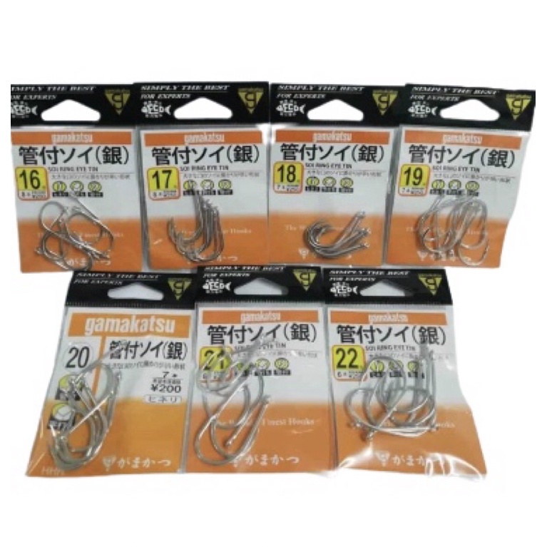 GAMAKATSU SOI RING EYE BARI TIN HOOK / MATA KAIL PANCING | Shopee Malaysia