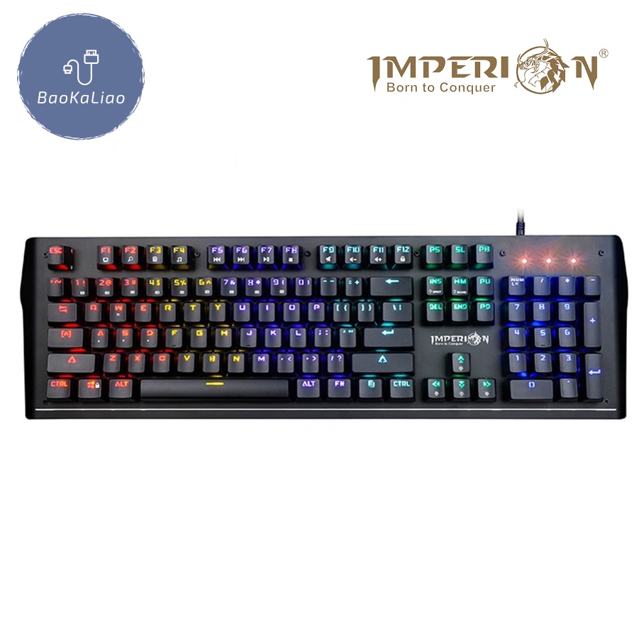 Imperion Trooper 10 RGB 104 Keys Mechanical Keyboard | Shopee Malaysia