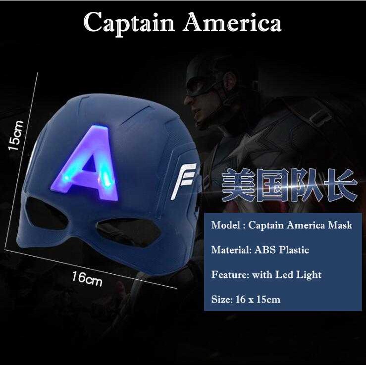 Superhero Avenger Iron Man Mask Captain America Mask Hulk Mask ...
