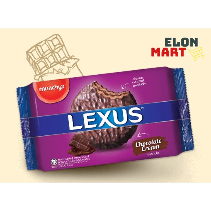 MUNCHY's LEXUS Chocolate Coated Cream 200g | Shopee Malaysia