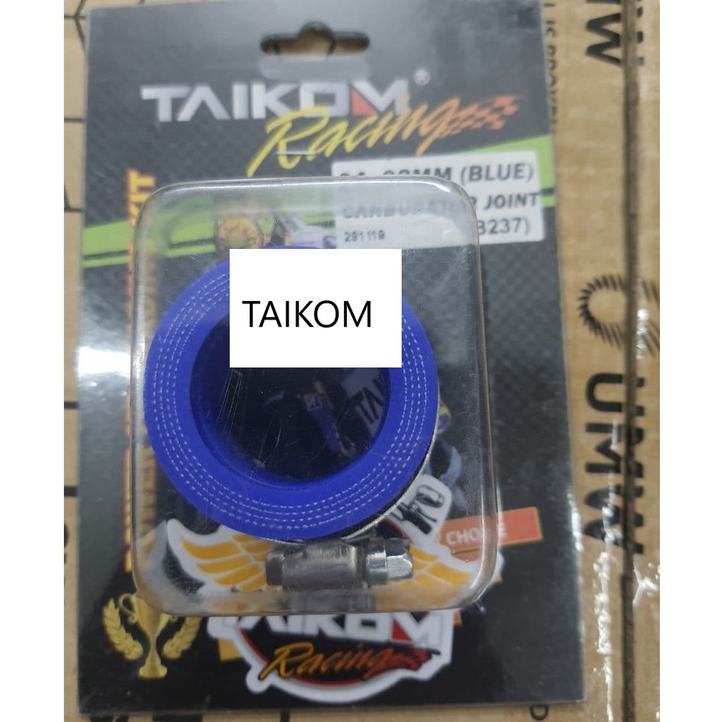 TAIKOM RACING 24 - 28MM RACING CARBURETOR JOINT BLUE LINK HOSE FOR ...