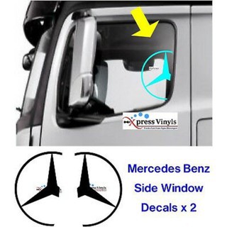 Mercedes Actros truck window decals x 2. Arocs graphic stickers ...