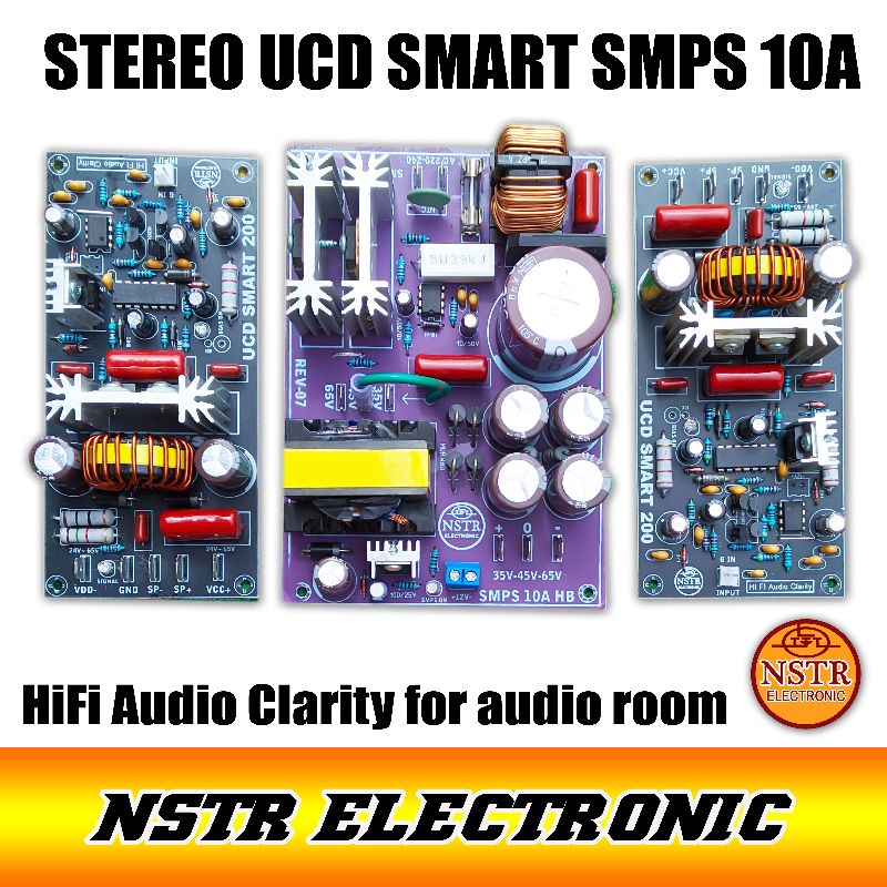 Smart 200+ smps 10A ucd amplifier stereo package | Shopee Malaysia