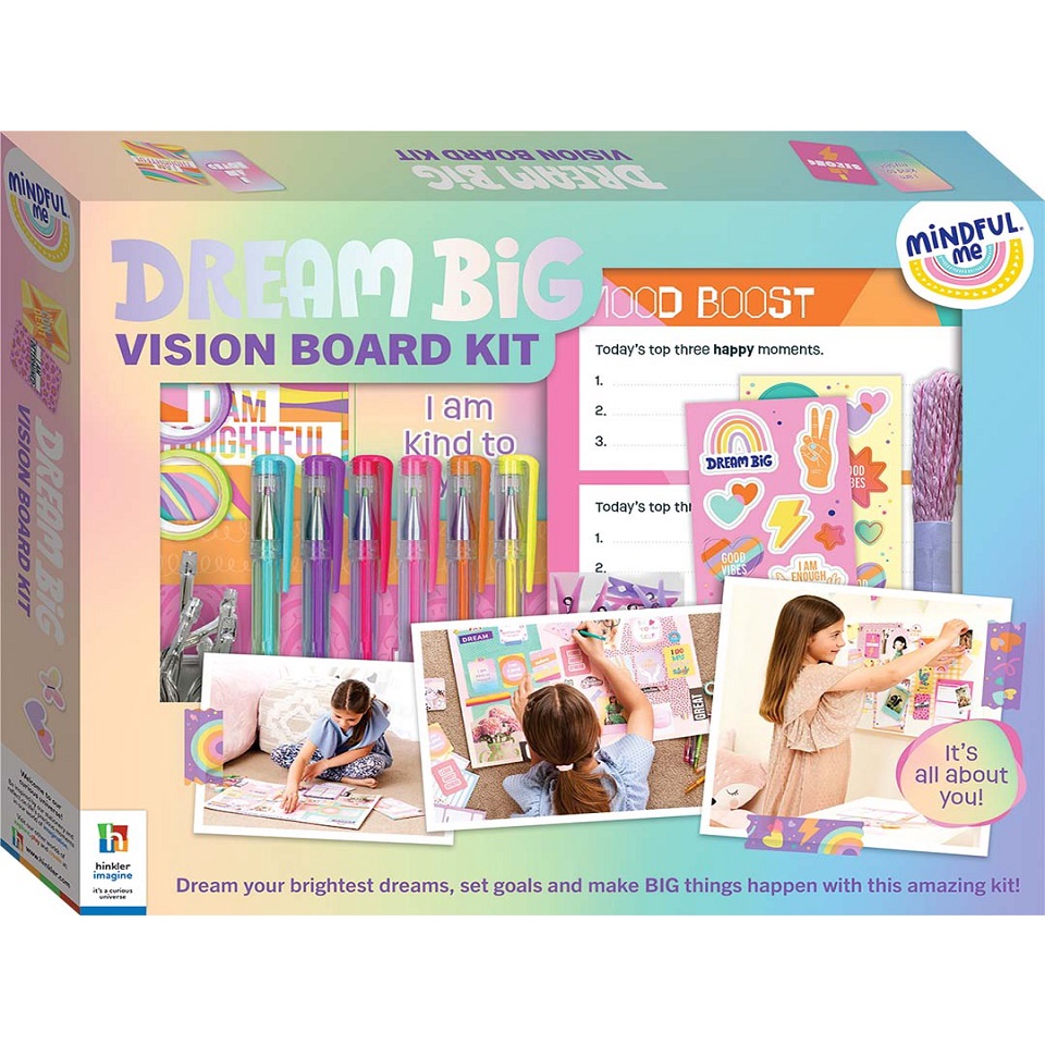 Mindful Me Dream Big Vision Board Kit : 9781488947261 :HINKLER | Shopee Malaysia