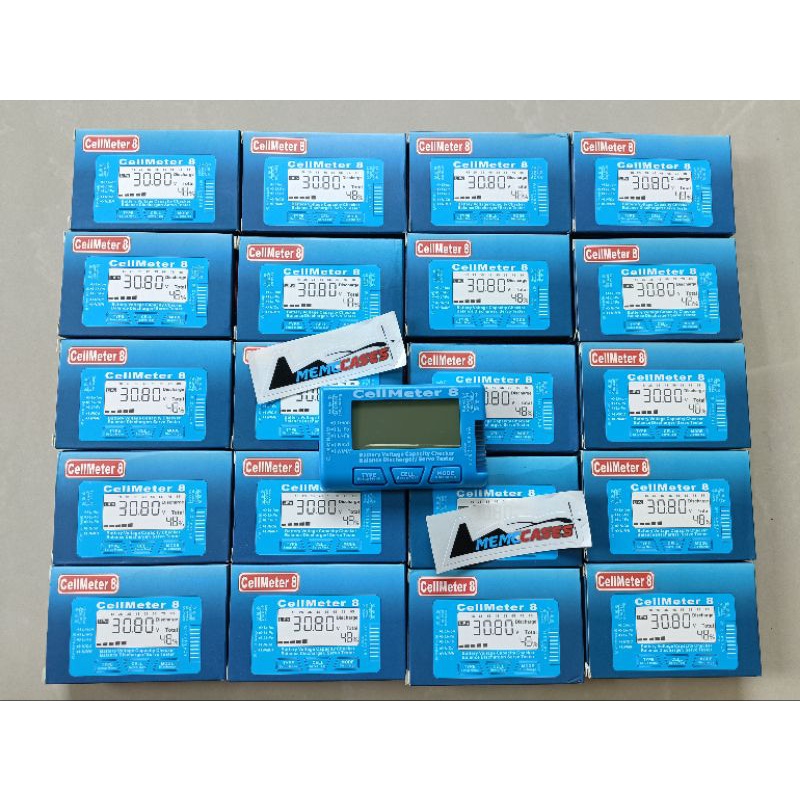CellMeter8 2-8S Servo LiPo Li-lon NiMH Battery Discharge CellMeter 8 ...