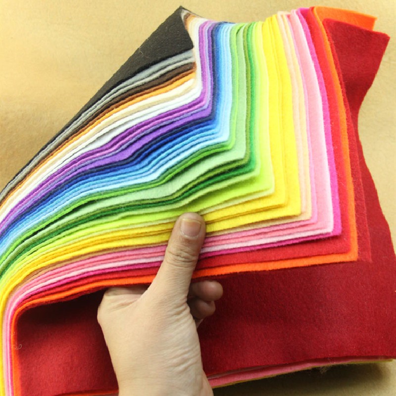 fluffy soft Nonwoven fabric wool felt fabric handwork DIY material 1 ...