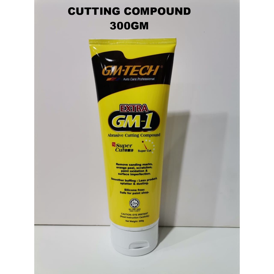 GM-TECH CUTTING COMPOUND/POLISH COMPOUND/ 300GM /SUPER CUT/CAR WASH ...