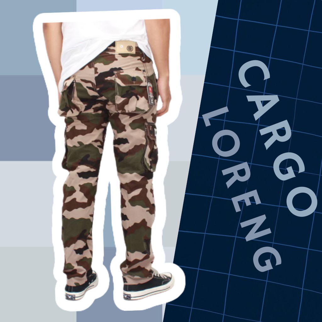 I.n.t.l STORE - Loreng Cargo Pants - Premium Loreng Pants - Long Cargo ...
