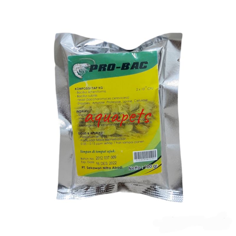 Pro-bac Probiotic Fish And Shrimp Bacillus 100gr | Shopee Malaysia
