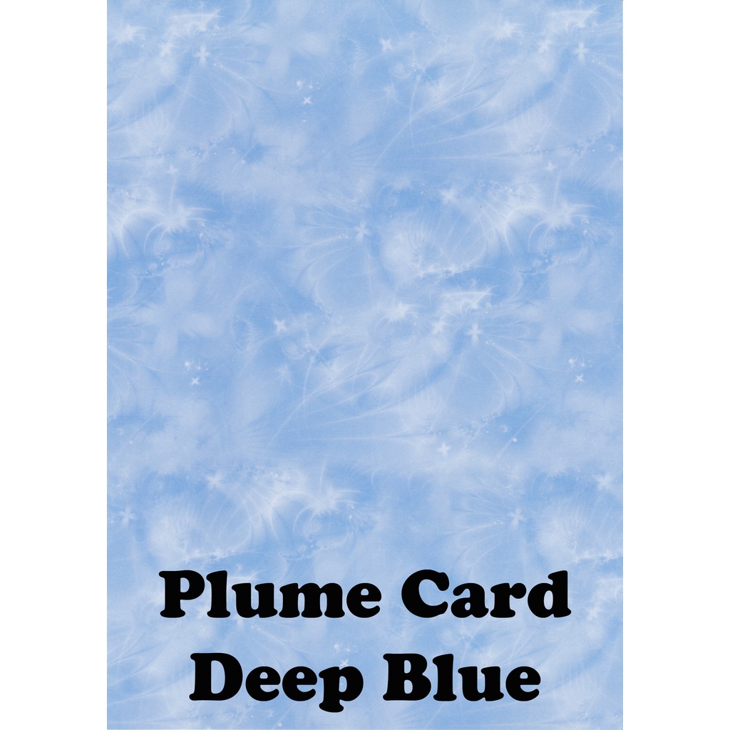 A4 Plume Card / Pattern Color Fancy Card Paper / Kertas Folio Binding ...
