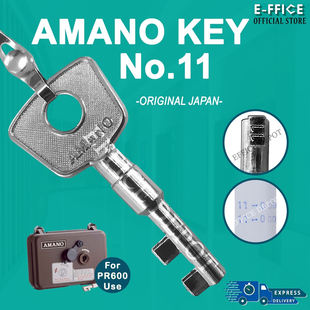Effice Depot - ~1KEY~ AMANO KEY No.1 ~ No.30 key Amano Kunci PR-600 ...