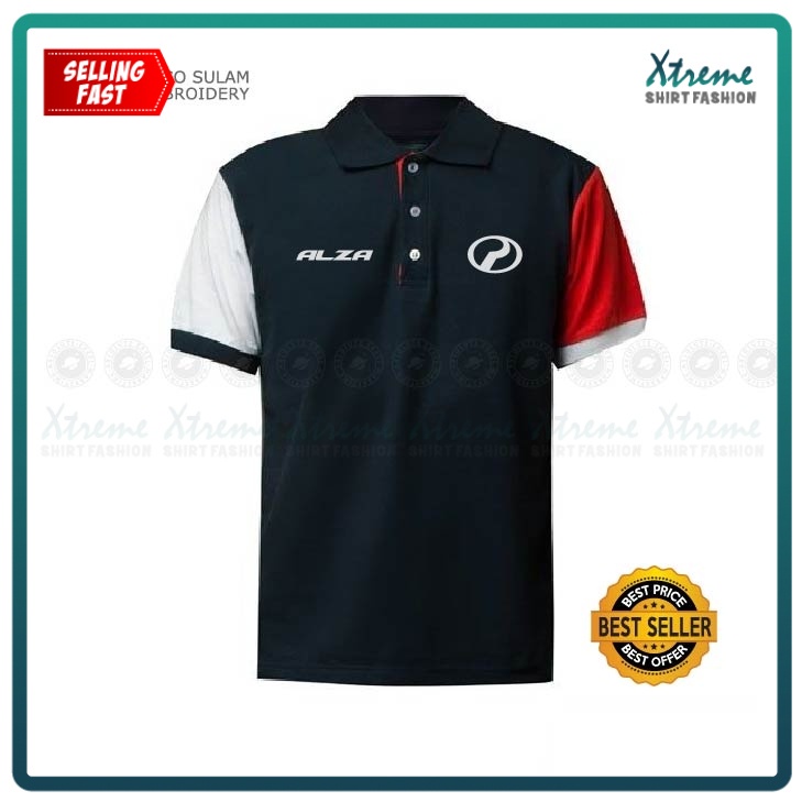 G Polo T Shirt Design Perodua Alza Advance VVT-i Baju Logo Sulam Club ...