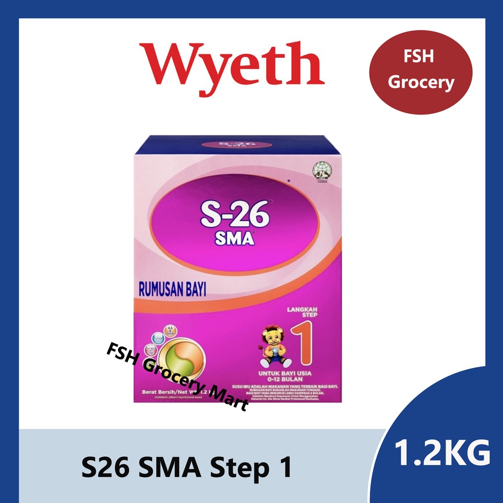 S26 SMA Step 1 1.2KG (Wyeth) | Shopee Malaysia