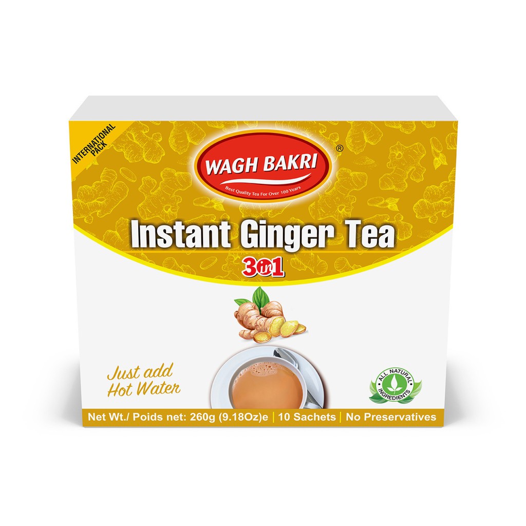 WAGH BAKRI Instant Ginger Tea 3in1 (10 Sachets) 260gm | Shopee Malaysia