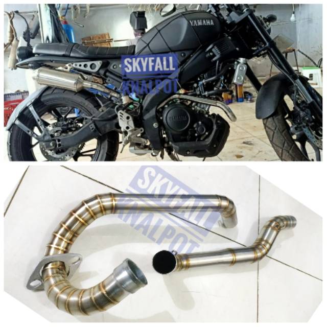 Xsr 155 SCRAMBLER CAFE RACER RACING Neck Pipe RACER | Shopee Malaysia