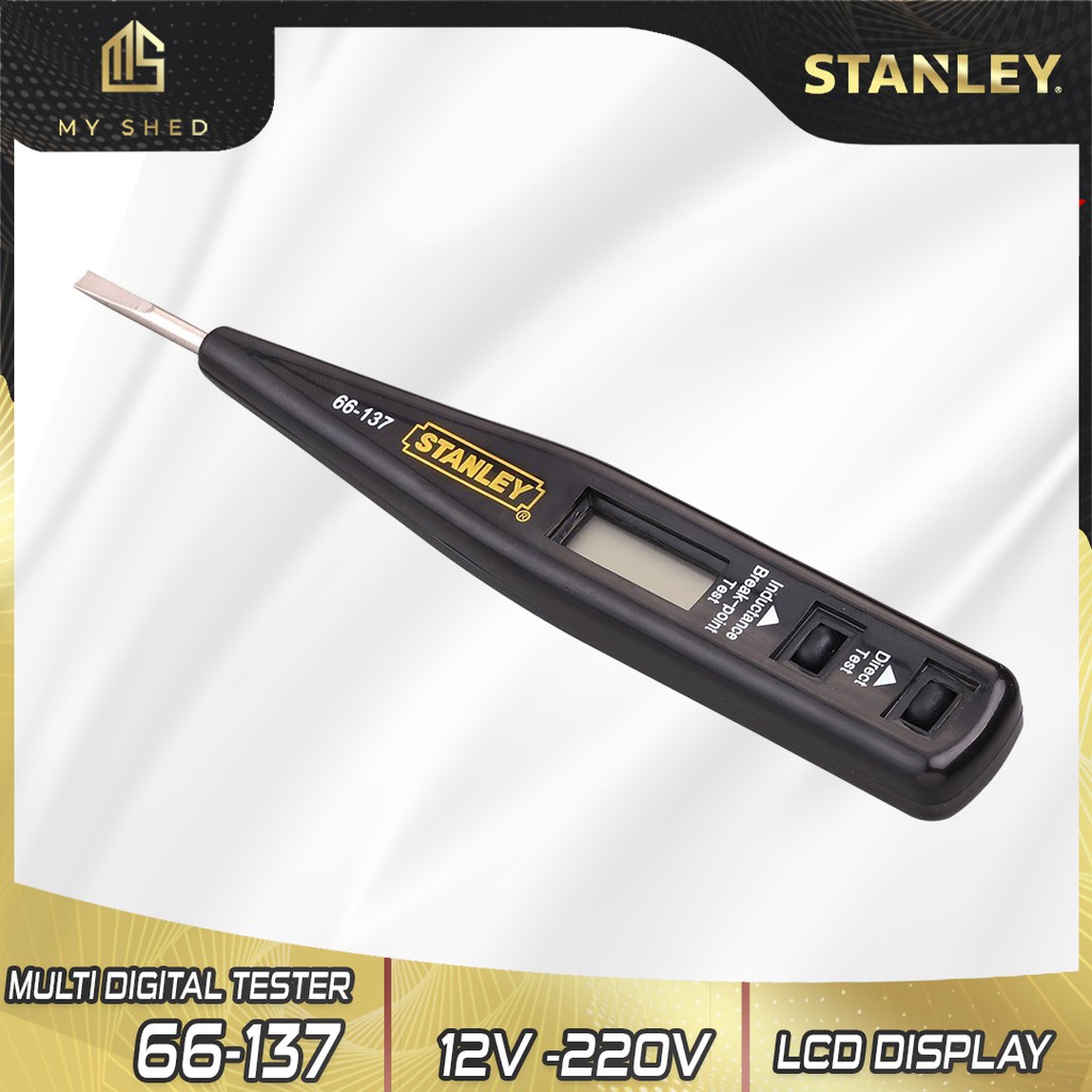 STANLEY 66-137 Multi Digital Tester with LCD Display Digital Detection ...